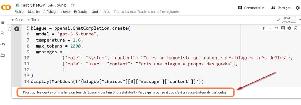 Comment utiliser l'API ChatGPT